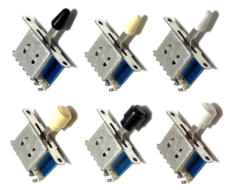 5-Way PCB Standard Blade Switch, Tip Choice