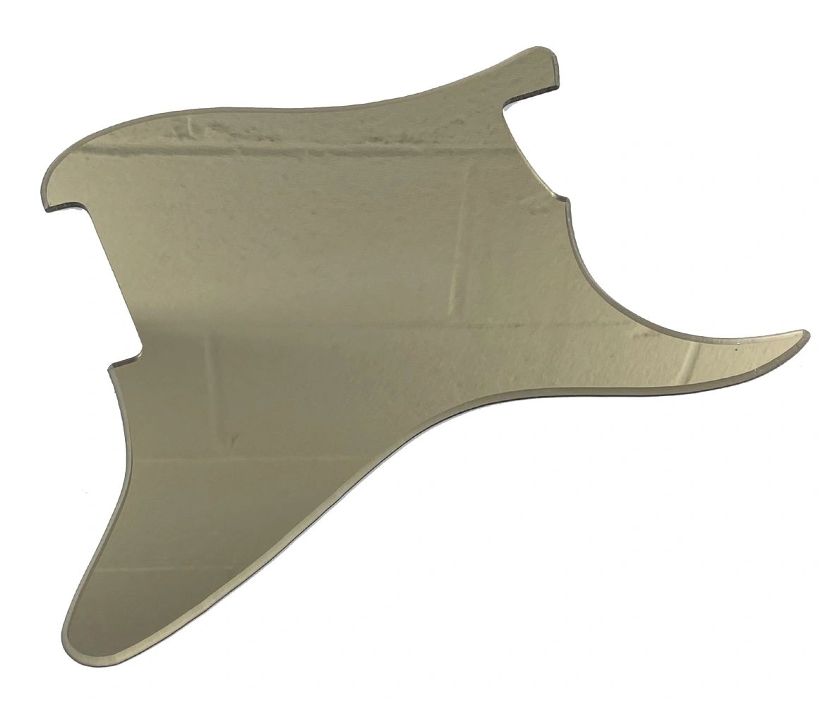 Blank Strat Pickguard, Mirror Brown