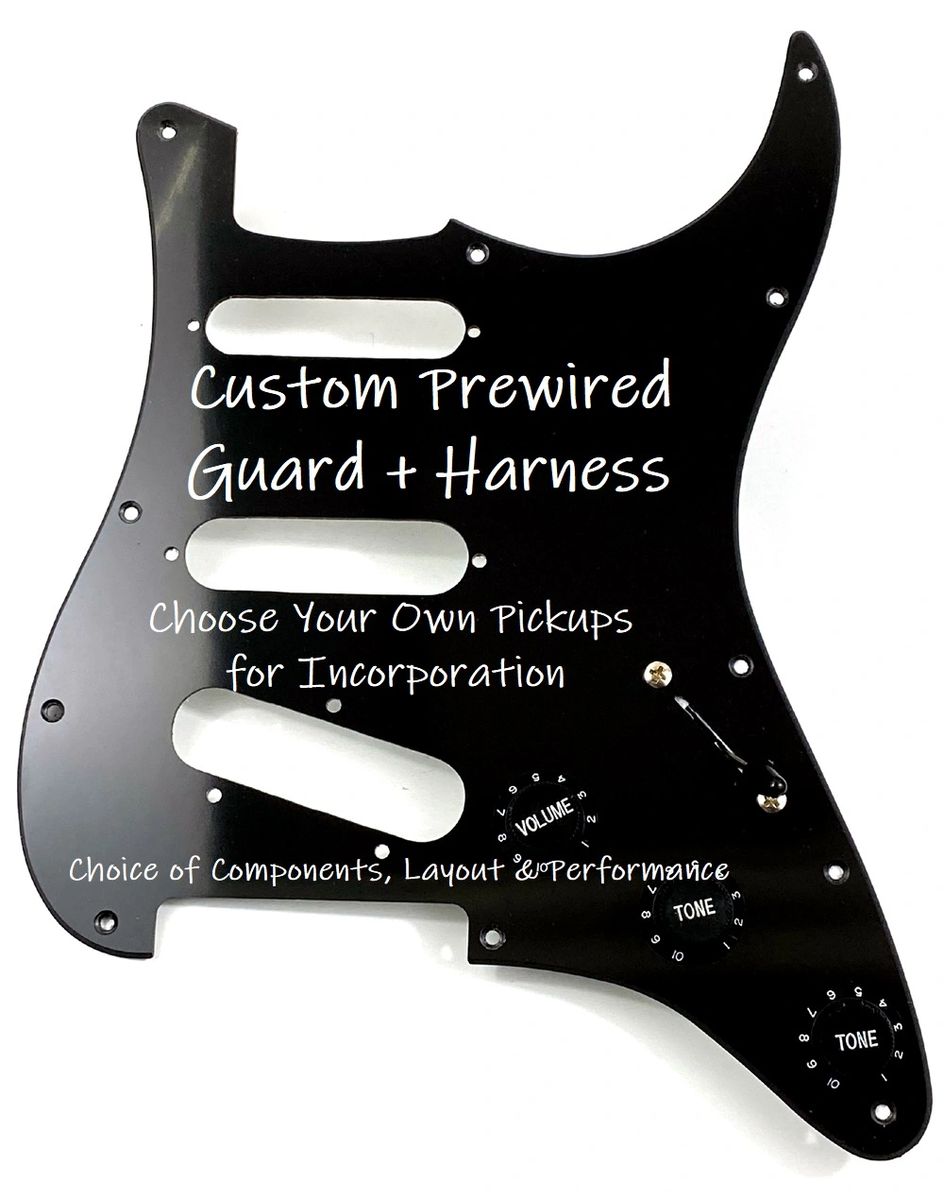 CYOP Prewired Stratele Nashville Pickguard ft. Tele Bridge, Strat ...