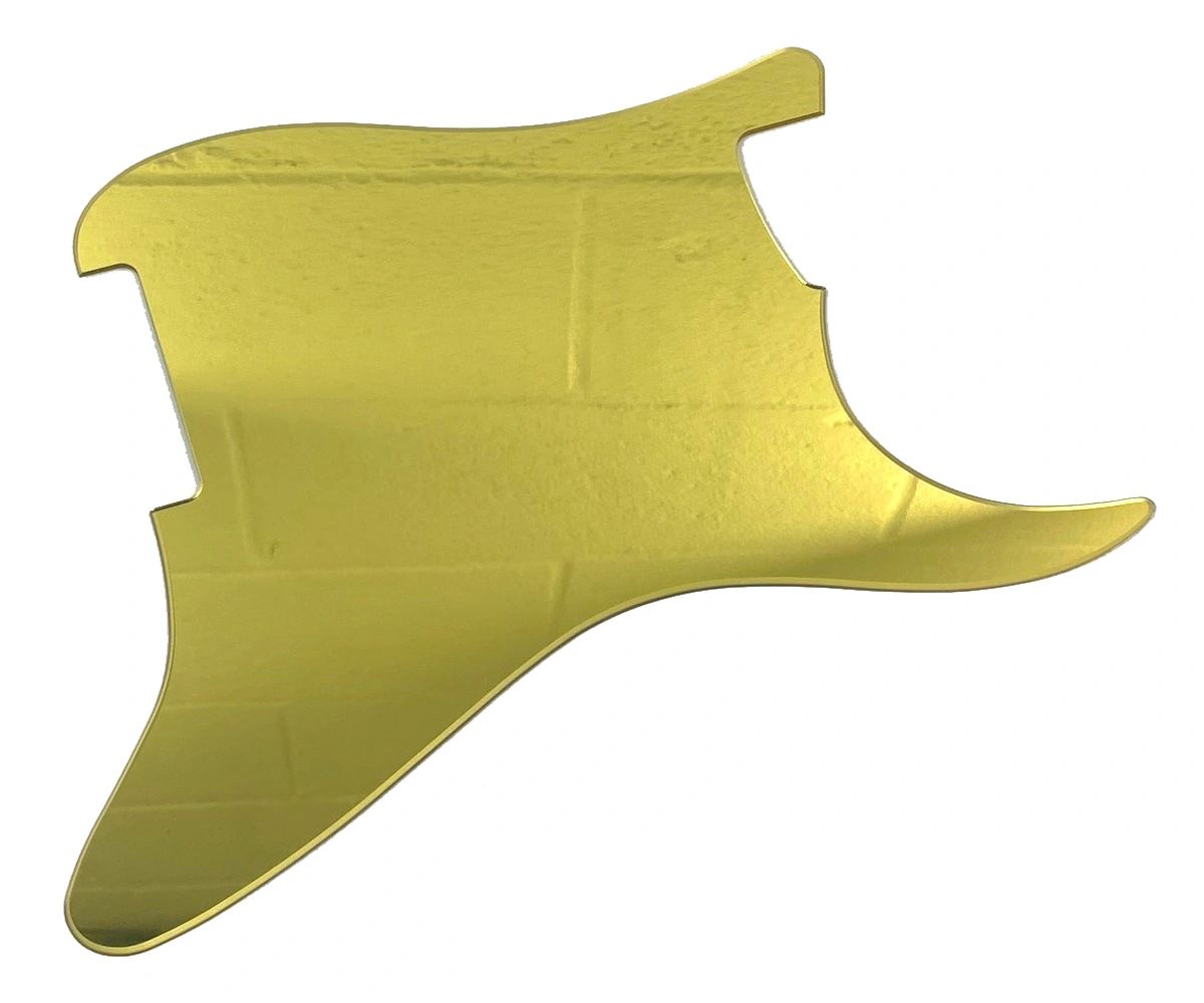 Blank Strat Pickguard, Mirror Gold