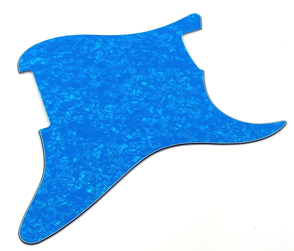Blank Strat Pickguard ~ Blue Pearl Light