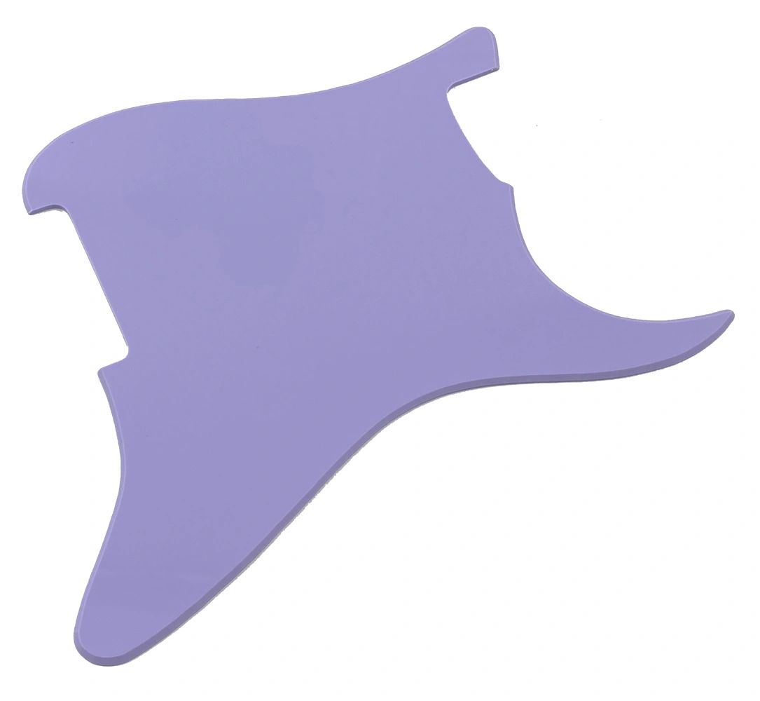 Blank Strat Pickguard, Matte Light Purple