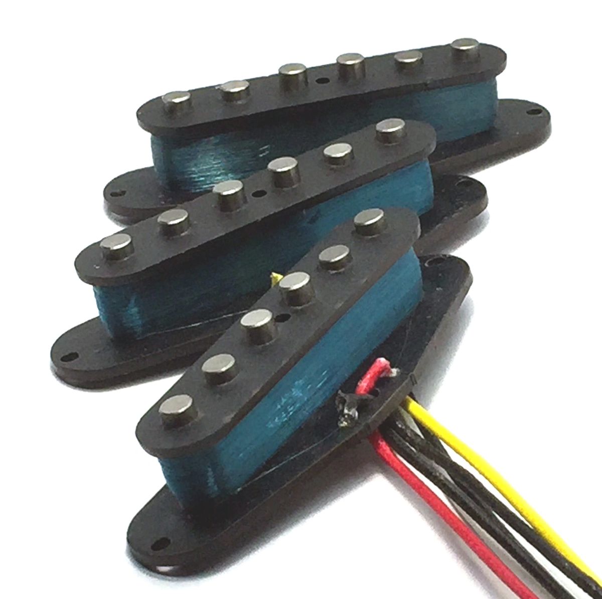 Dragonfire Blue Fire Hot Wound AlNiCo 5 Single Coil Pickups ...