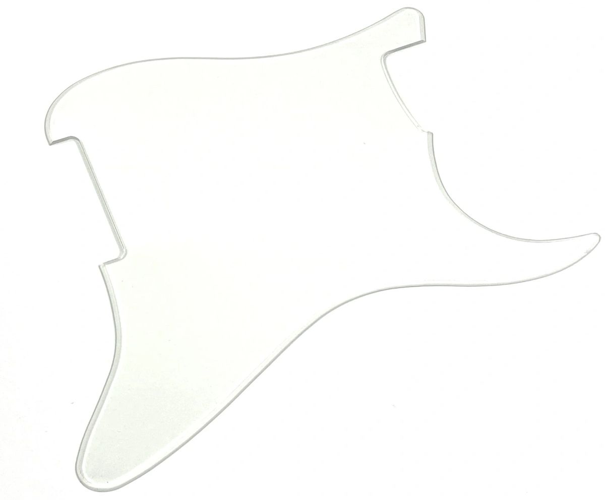 Blank Strat Pickguard, Transparent Clear