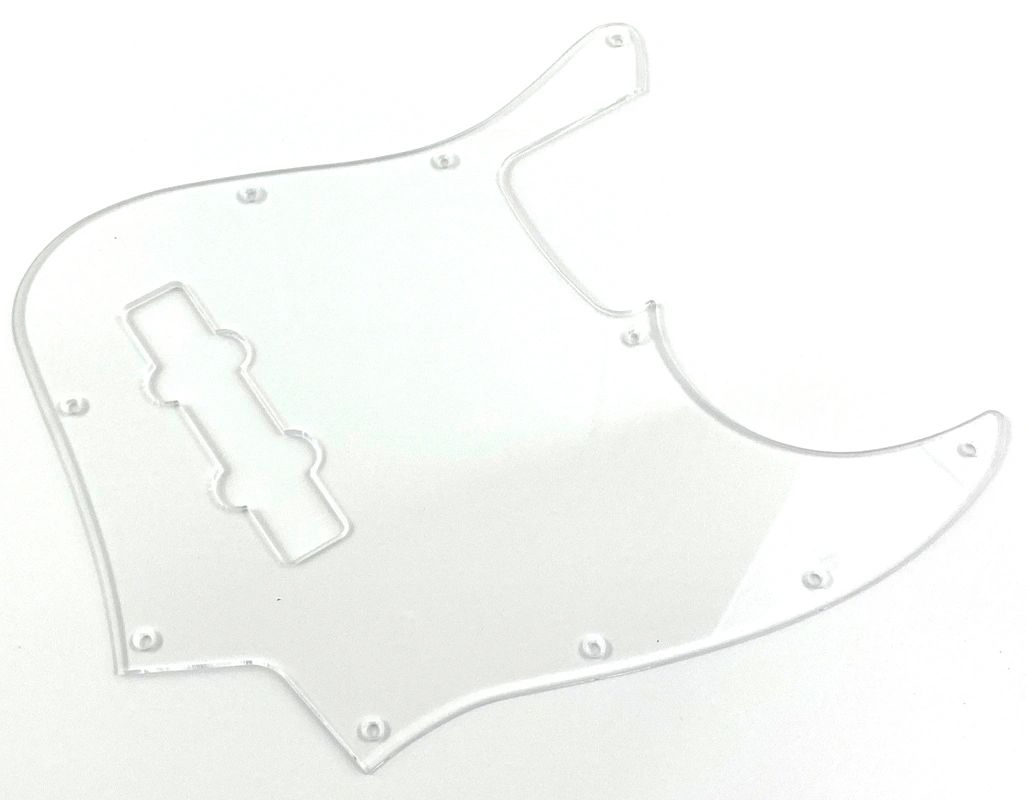 Jazz Bass Four String Pickguard, 4 String Standard Guard ~ Clear ...