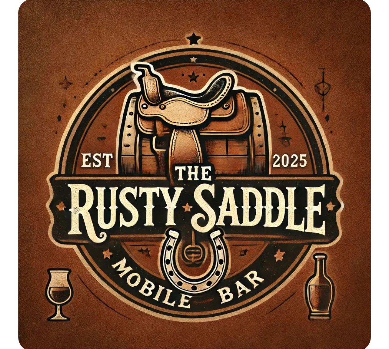 Rusty Saddle Mobile Bar