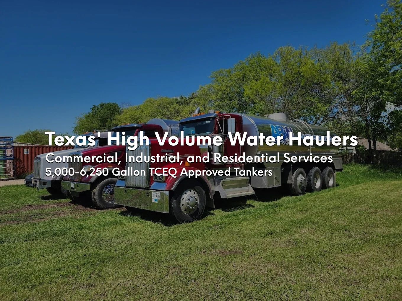 Austin Bulk Water - Bulk Water Delivery, Water Delivery