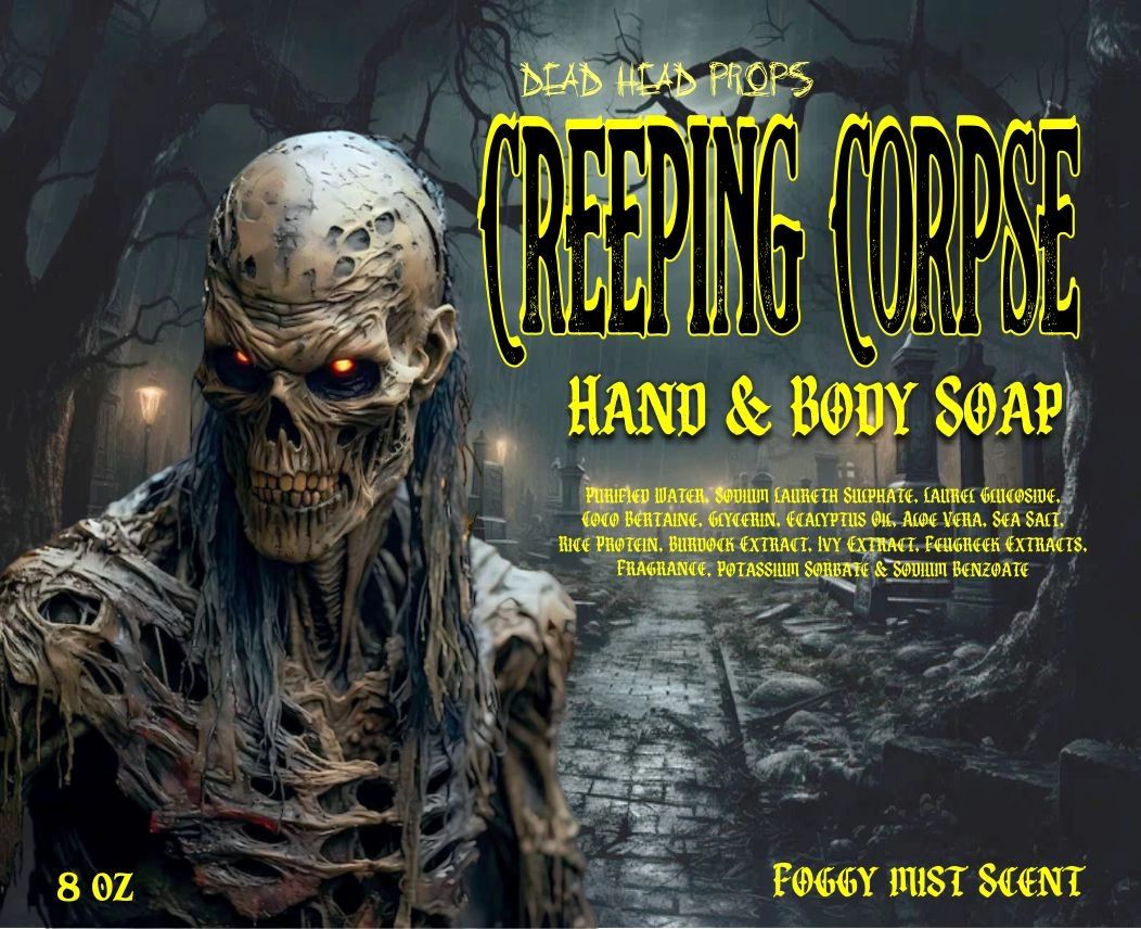 Creeping Corpse Hand and Body Liquid Soap with Foggy Mist Scent 8 oz