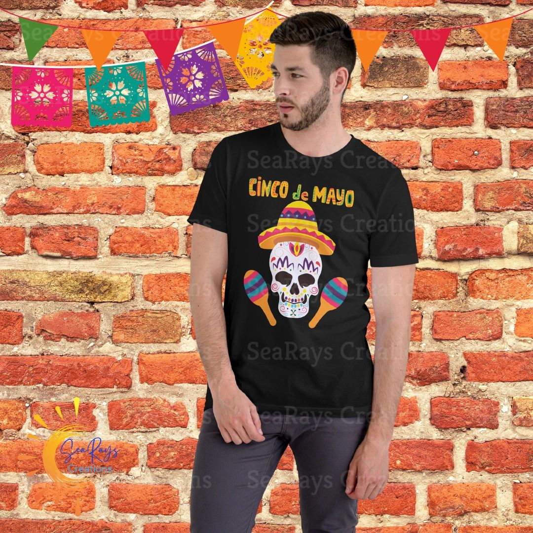 Cinco de Mayo Skull T-shirt