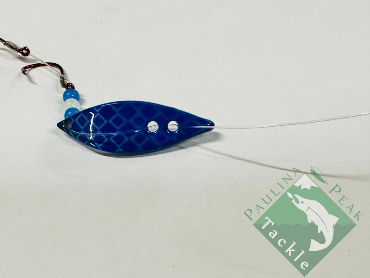 PtSFB-2101 Blue Scale Glow Back Platinum Skinny Flutter Bug