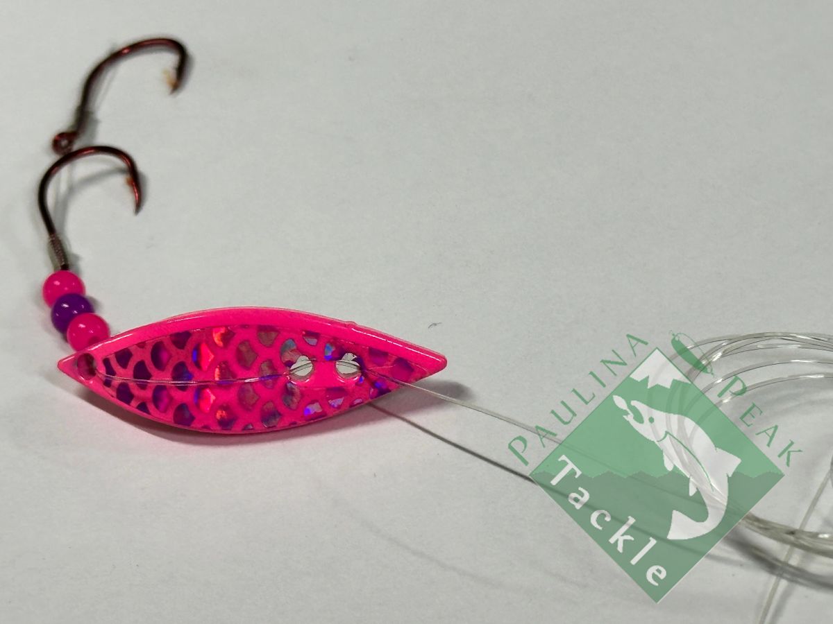 PtSFB-2109 Pink & Purple Moon Back Platinum Skinny Flutter Bug