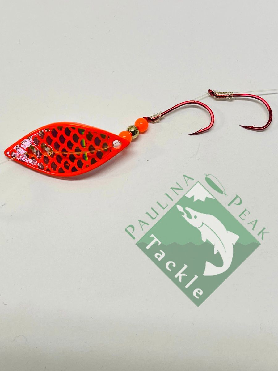 PtFB-2109 Orange Scale Glow Back Platinum Flutter Bug