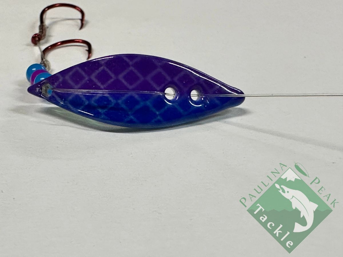 PtSFB-2112 Purple Blue Scale Moon Back Platinum Skinny Flutter Bug