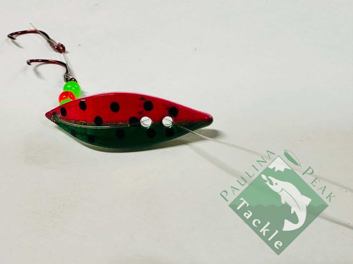 PtSFB-2107 Watermelon Glow Back Platinum Skinny Flutter Bug