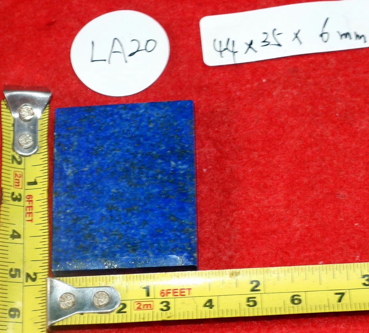 LA20 The deep blue lapis lazuli inlay plate pendant knife handle