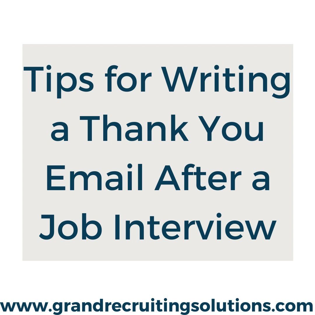 Tips for Writing a Thank You Email