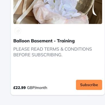 The Balloon Basement - Balloon Basement - Training, Online Training School, Training School
