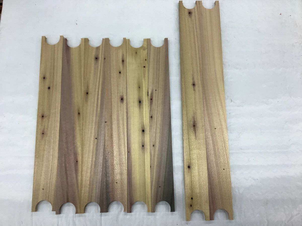 9 inch Rainbow Wormy Poplar