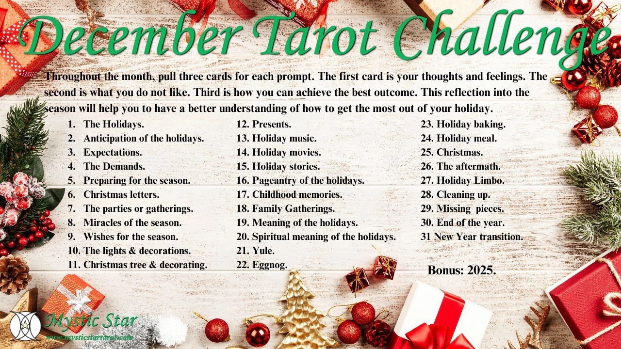 December 2024 Tarot Challenge