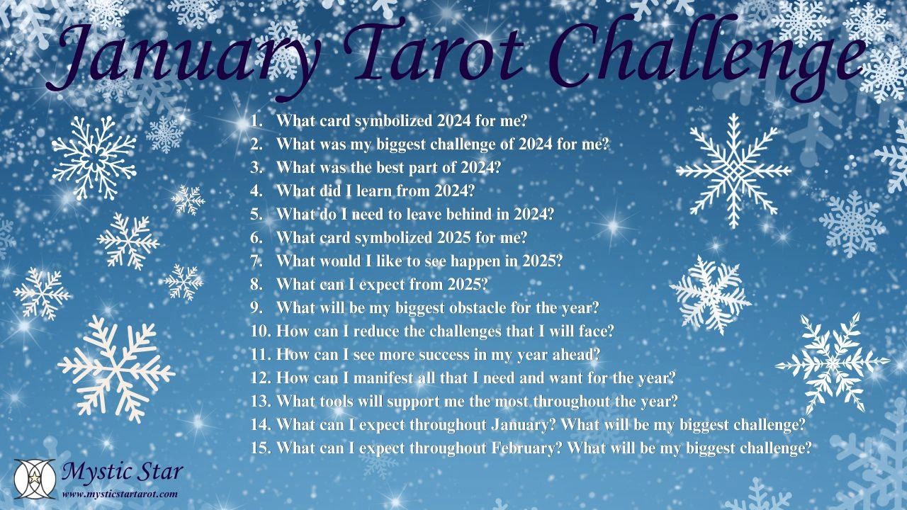 January 2025 Tarot Challenge