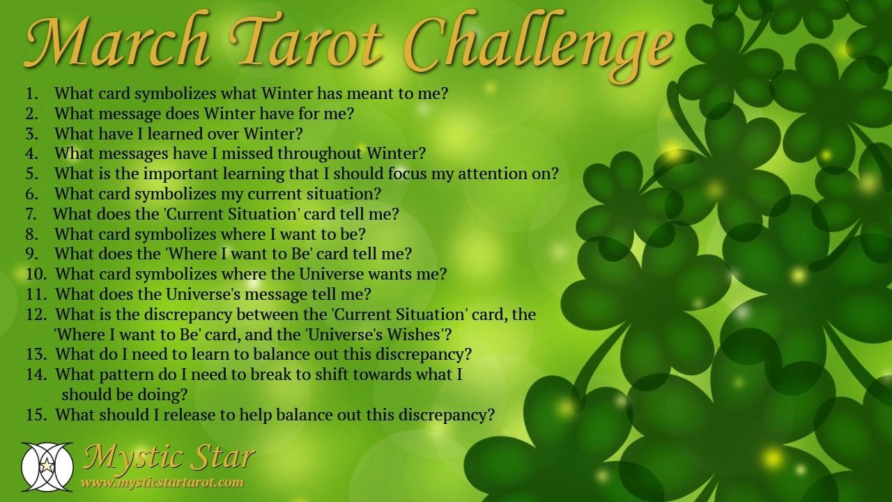 March Tarot Challenge