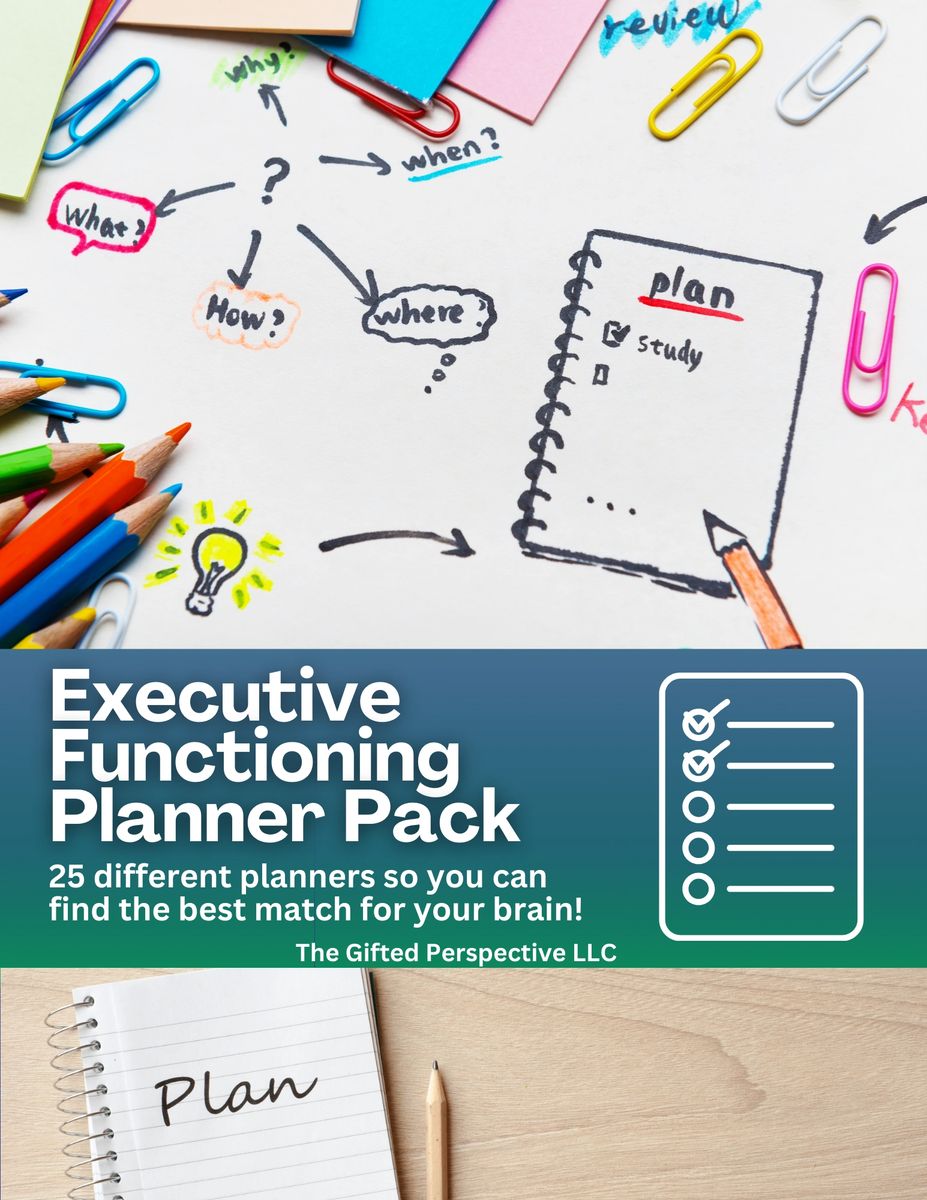 Executive Functioning Planner Pack