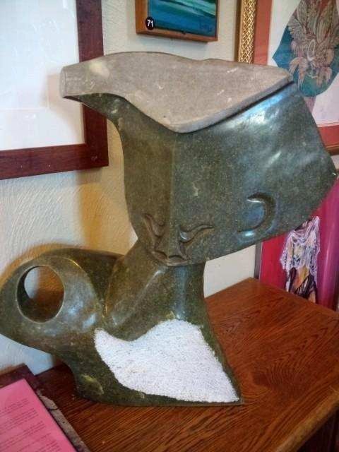 Face Serpentine Shona Stone