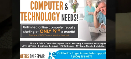 Online Pc Repair - Geeks On Repair Unlimited Repairs