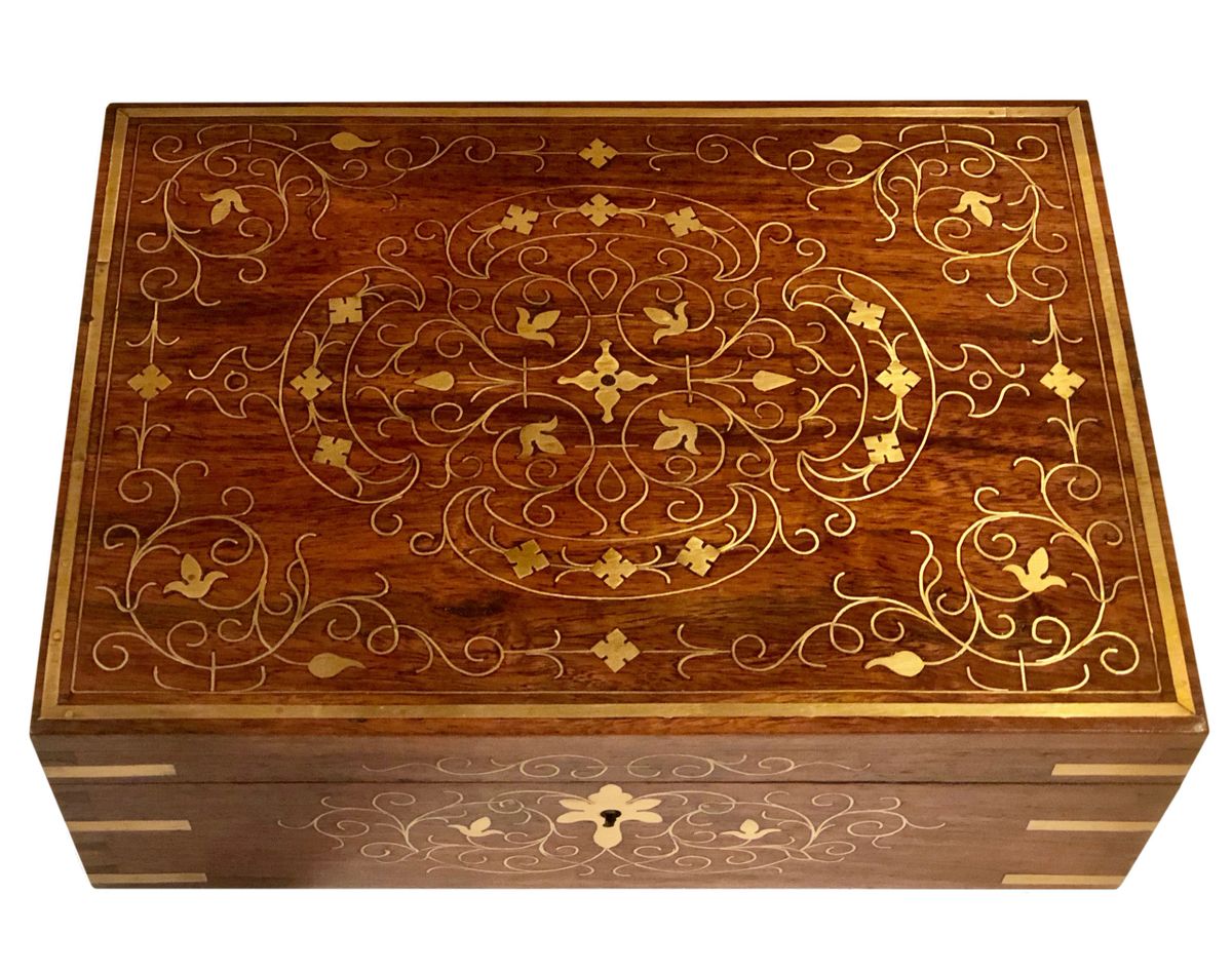 19th Century Anglo Indian Rosewood Box