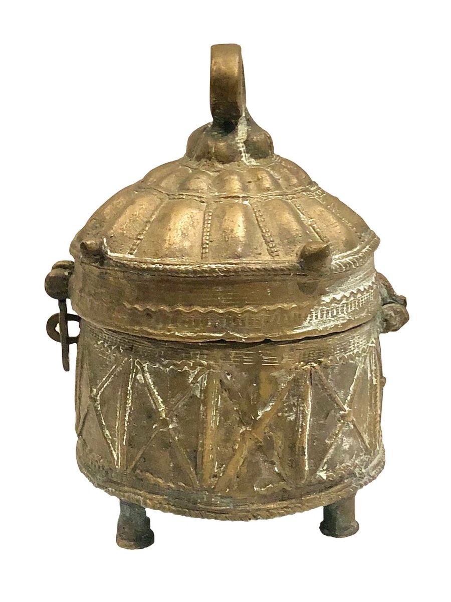 19th Century Indian Brass Box