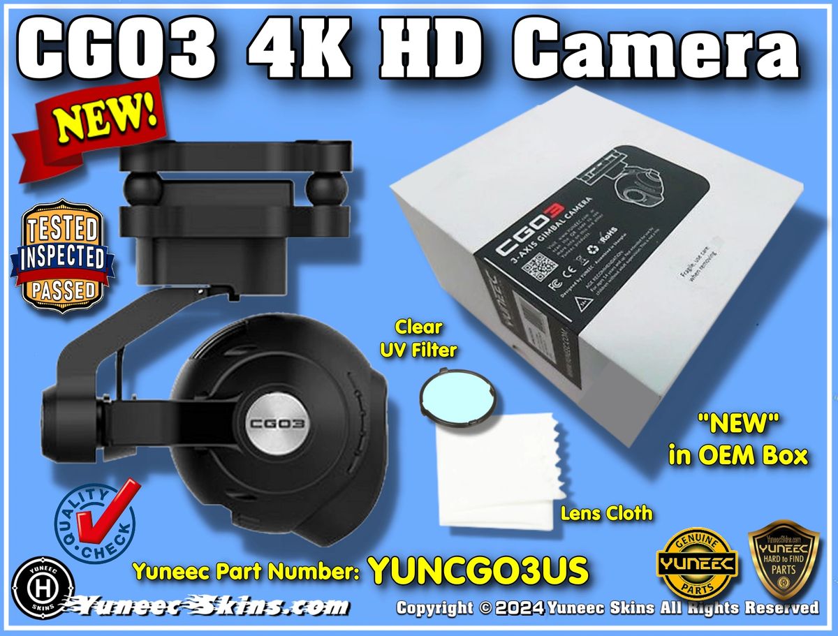 Yuneec CGO3 4K HD Camera for Yuneec Q500 YUNCGO3US