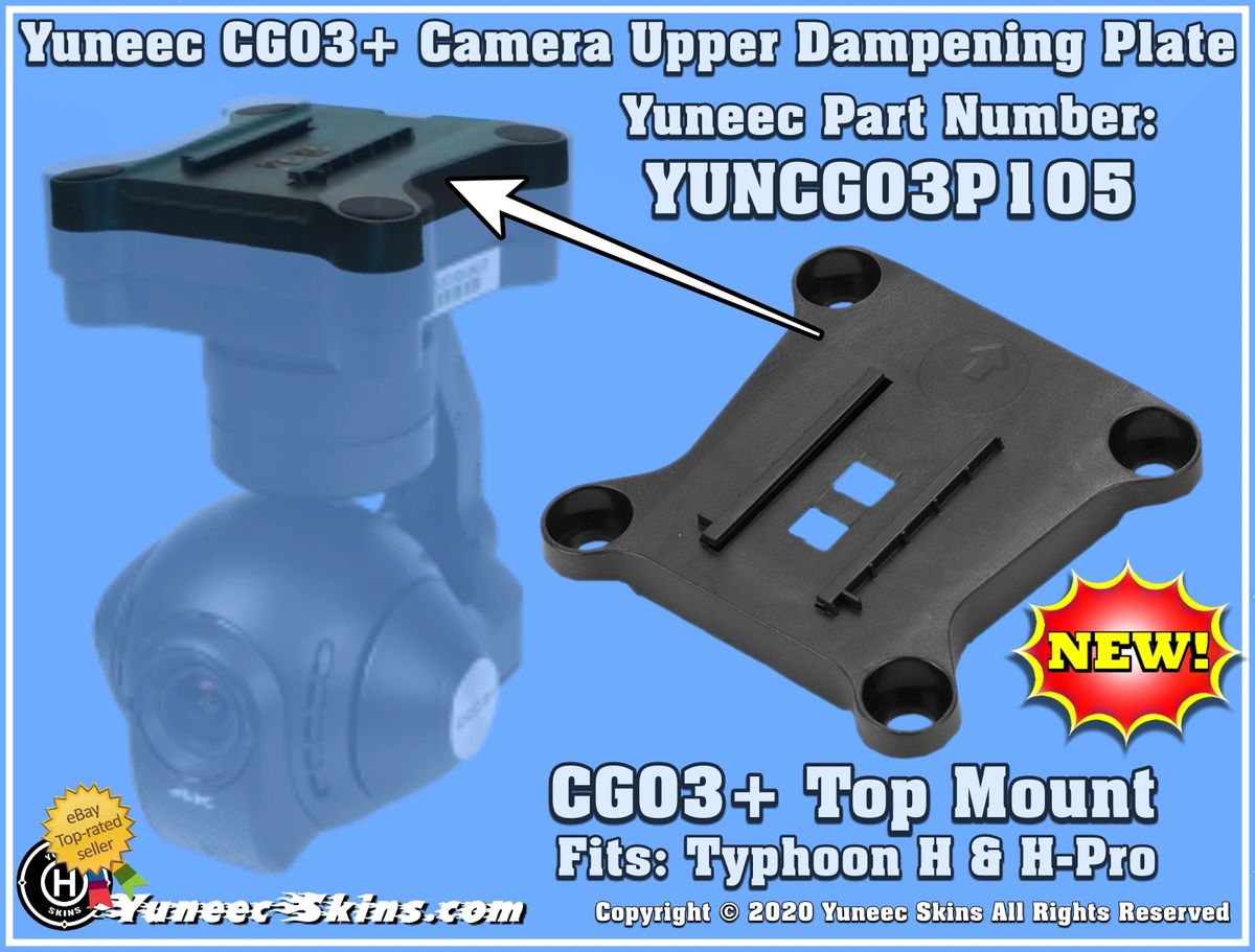 CGO3-Plus Camera Gimbal Top Mount/Upper Damping Plate YUNCGO3P105