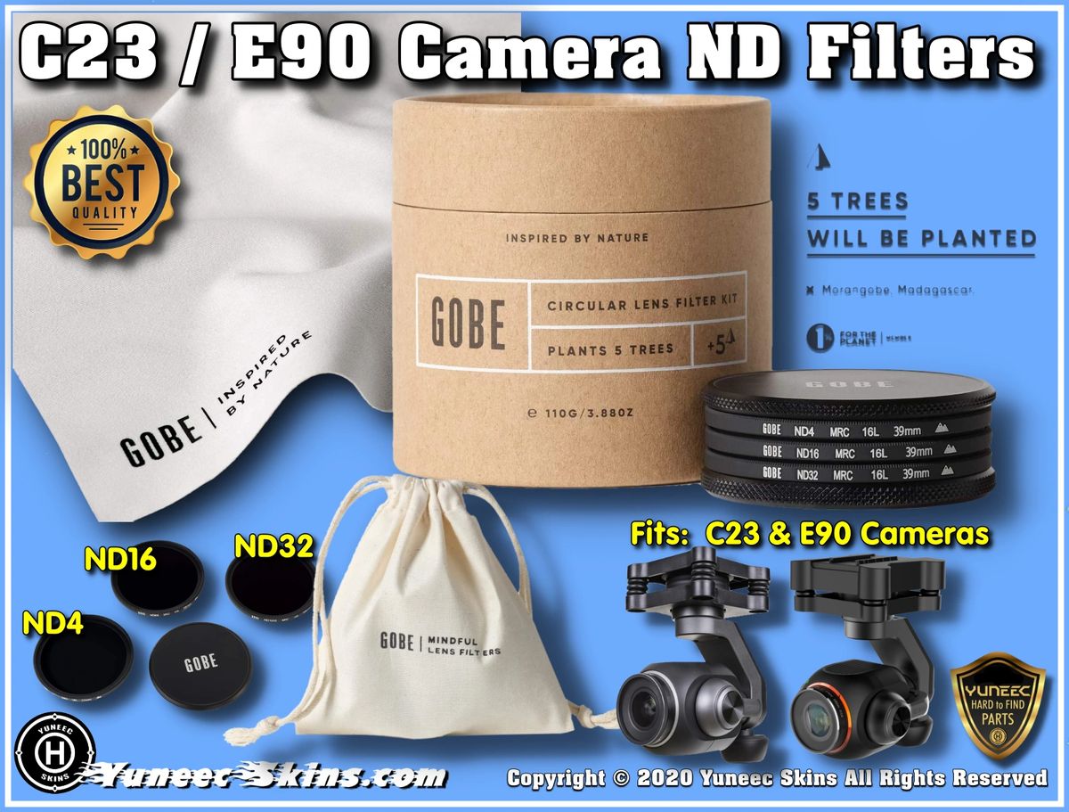 Gobe ND Camera Filters for Yuneec C23 - E90 Cameras