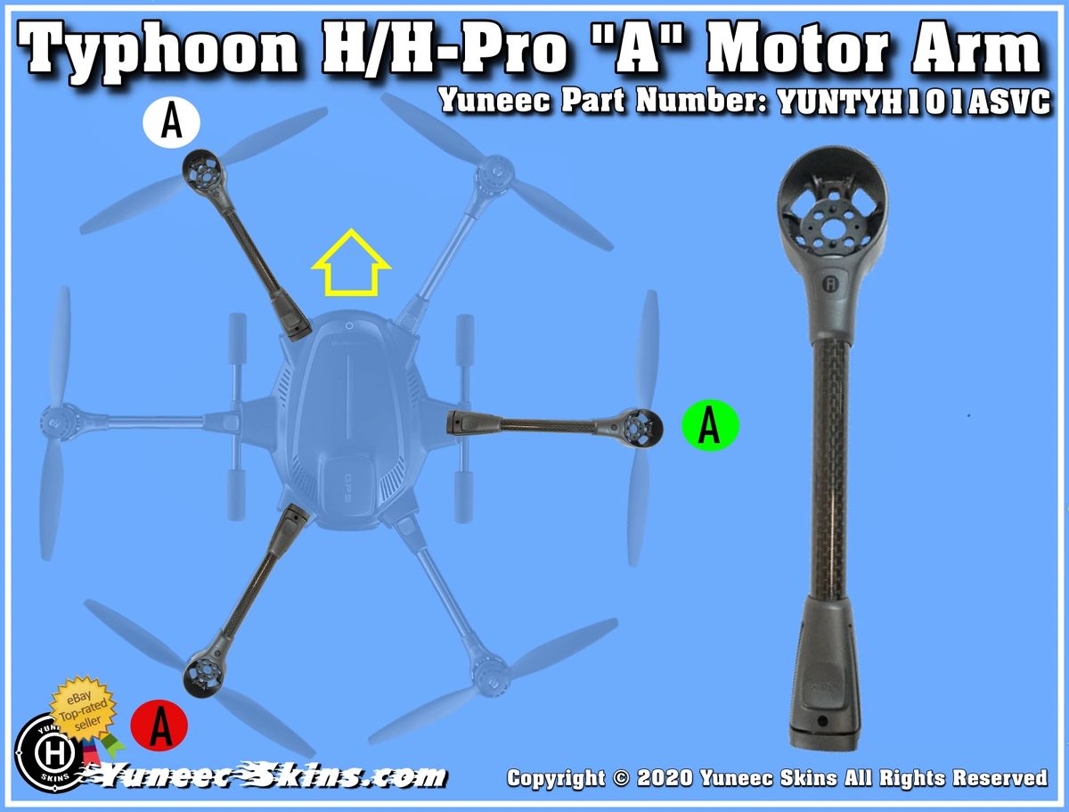 Folding Arm Bracket A for Typhoon H / H-Pro YUNTYH122ASVC