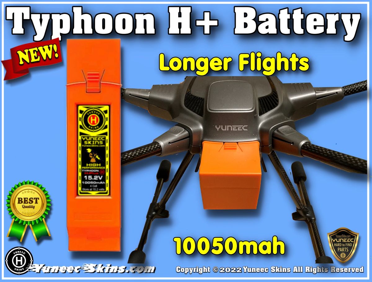 Yuneec Skins Typhoon H-Plus Batteries Extreme Performance Replaces ...
