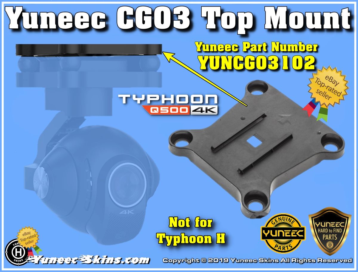 CGO3 Camera Gimbal Top Mount-Upper Damping Plate YUNCGO3102