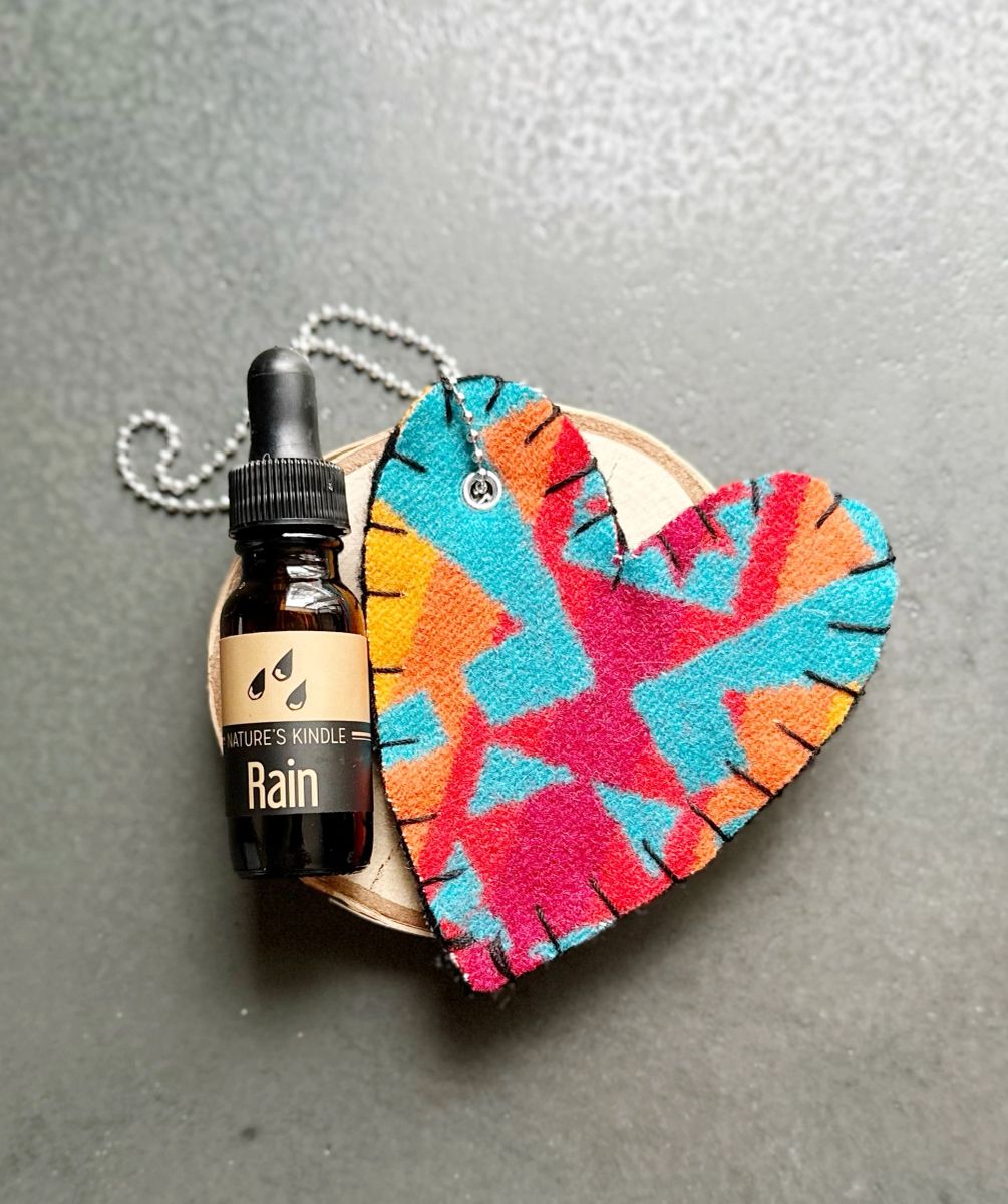 Wool Diffuser Set - Fragrance To Go - Car Scents - Heart