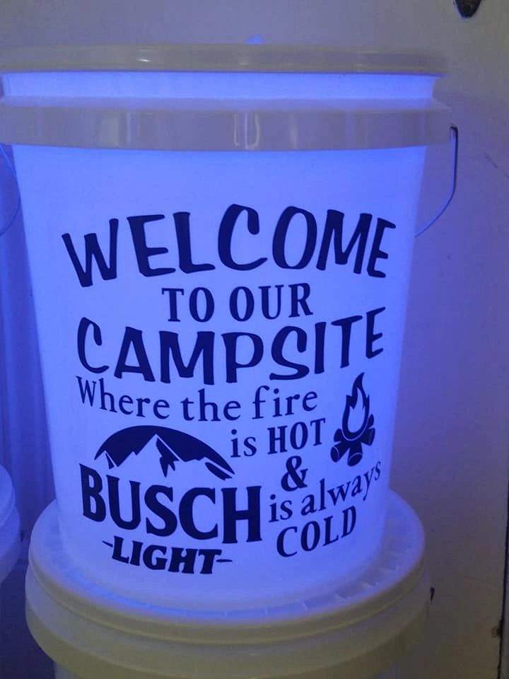 Lighted Camping Bucket