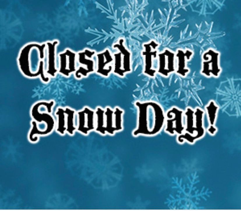 Closed today December 3rd. due to weather. Stay safe!