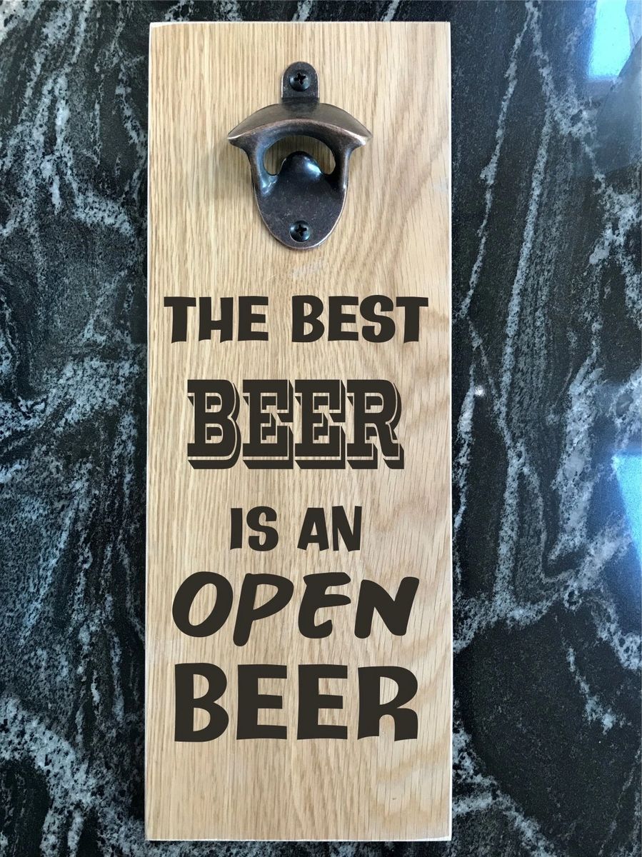 Wall Mounted Bottle Opener (Custom Designs)