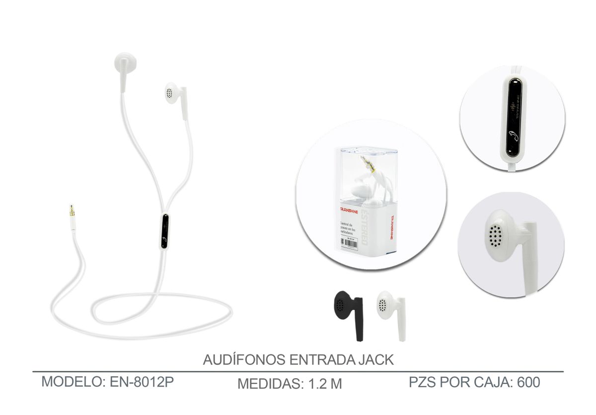 AUD?FONOS ENTRADA JACK/EN-8021P