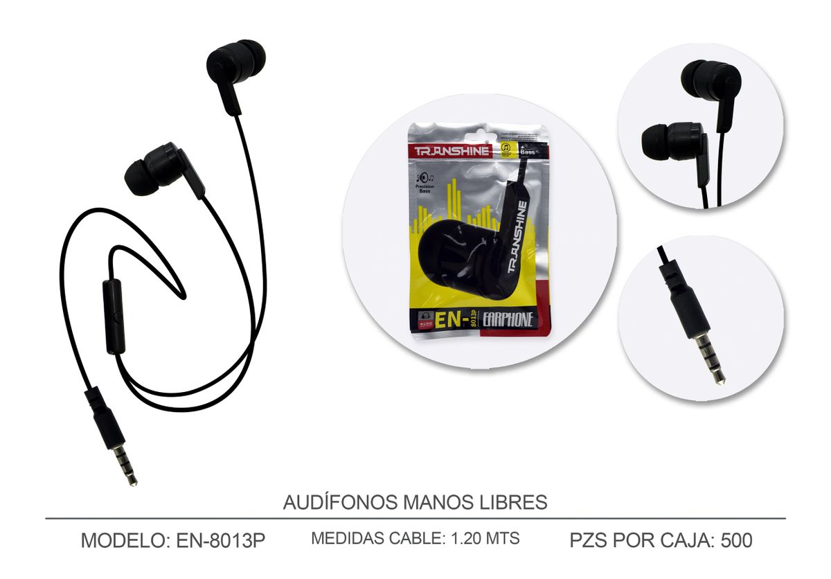 AUD?FONOS MANOS LIBRES / EN-8013P