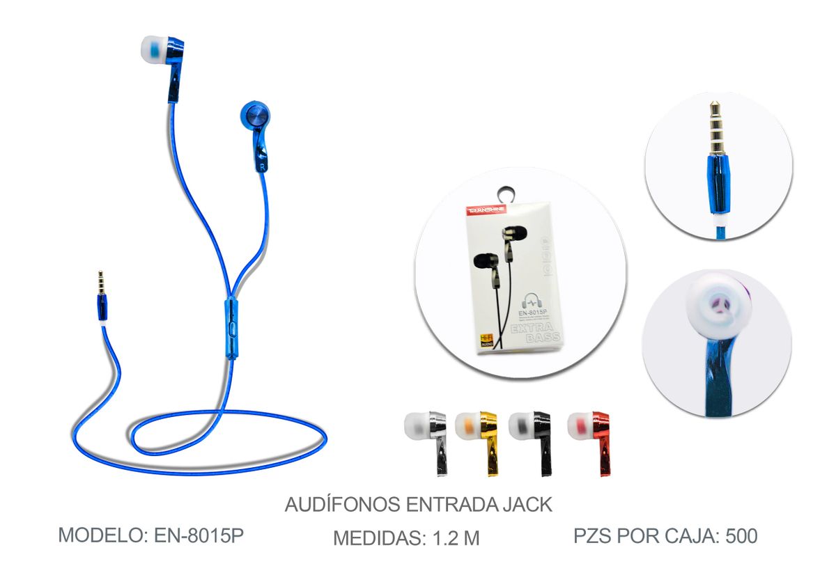 AUD?FONOS ENTRADA JACK/EN-8015P