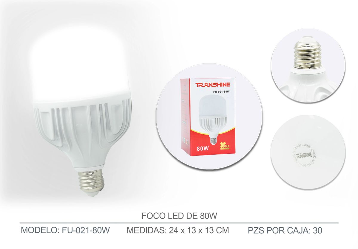 FOCO LED DE 80W/FU-021-80W