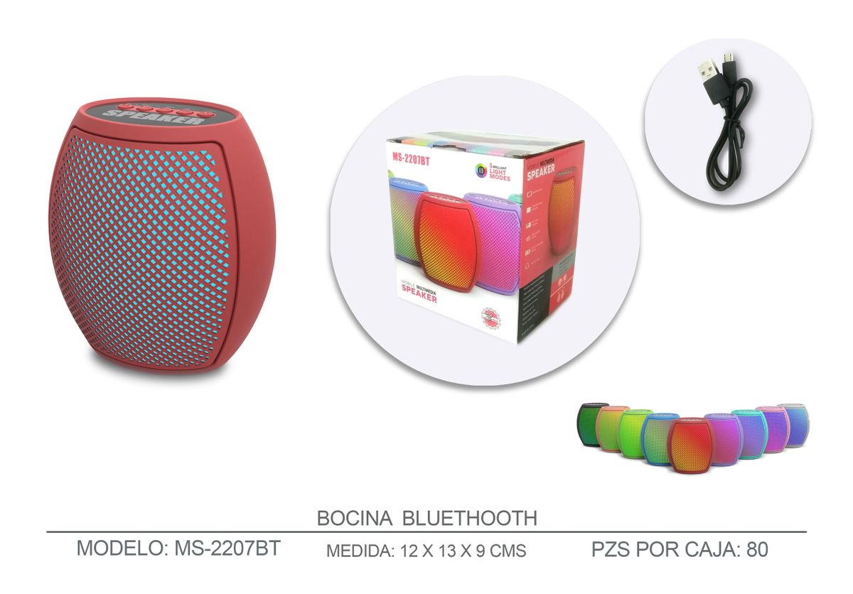 BOCINA BLUETOOTH/MS-2207BT