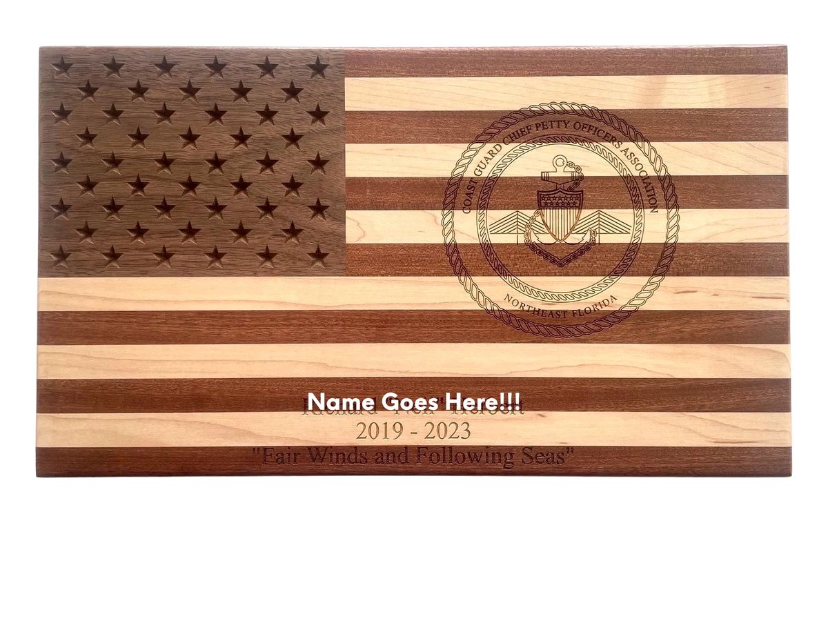American Flag Plaque