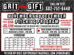 GRIT OVER GIFT BASEBALL TRAINING - Home | GRIT OVER GIFT BASEBALL TRAINING