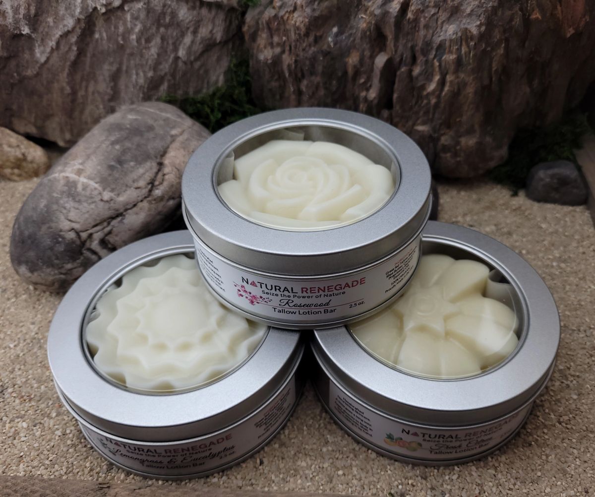 Tallow Body Lotion Bars - Assorted Styles (2.5 oz)