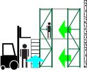 Pallet Rack Mezzanine - Additional Main Stair and Landing