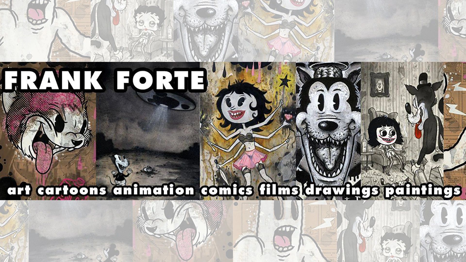 Frank Forte Store - Art Pop Surrealism, Animation Paintings